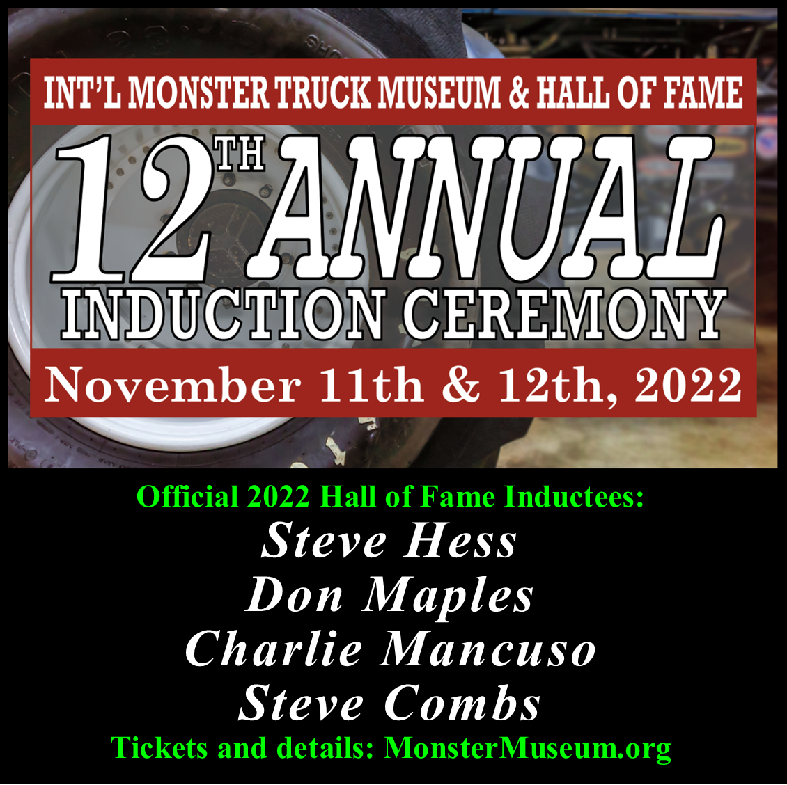Upcoming Events - International Monster Truck Museum & Hall of Fame